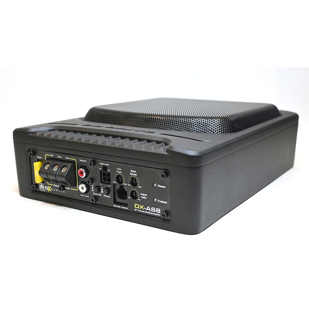 DB DRIVE 8" UNDERSEAT ACTIVE SUBWOOFER 150W RMS - Protect Auto